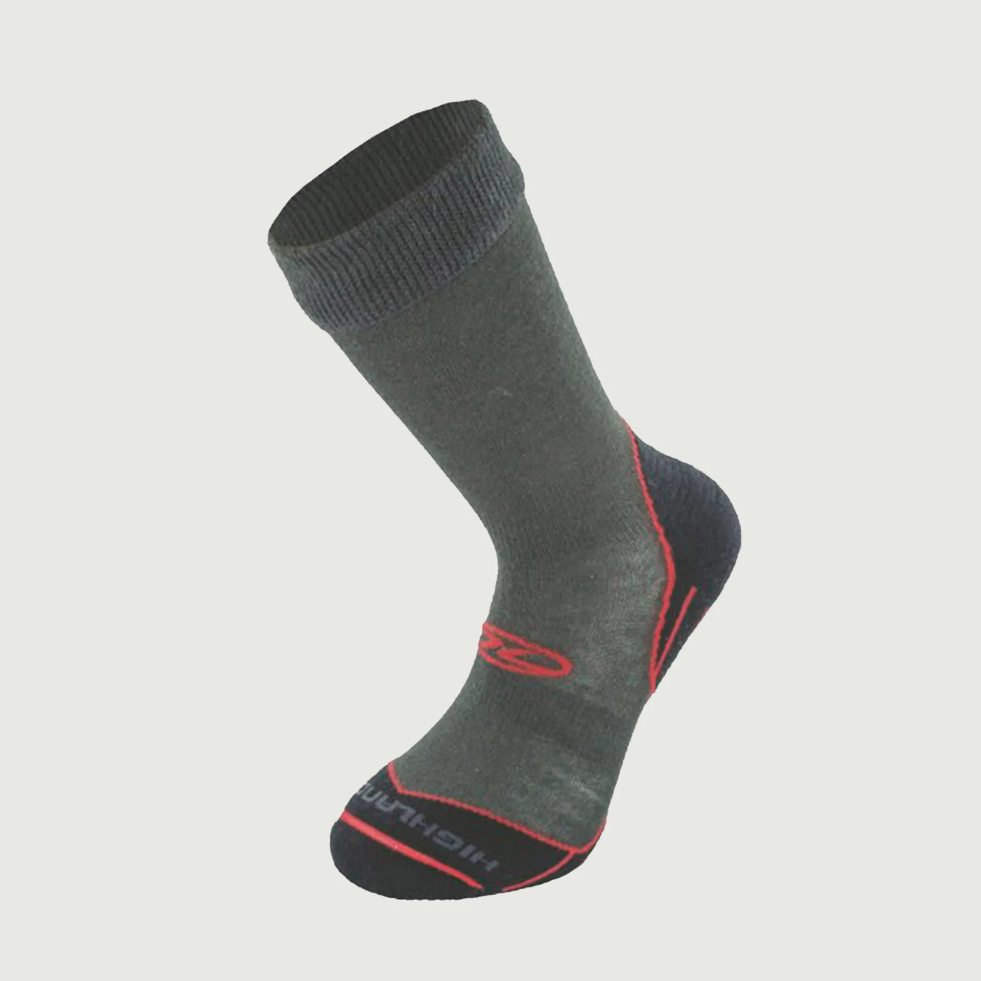Trek Coolmax Sock In Charcoal Grey