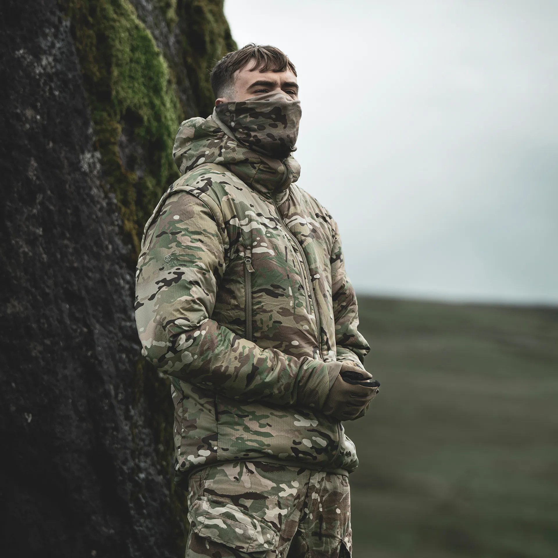 JayJays Rapture Insulated Technical Jacket In Multicam