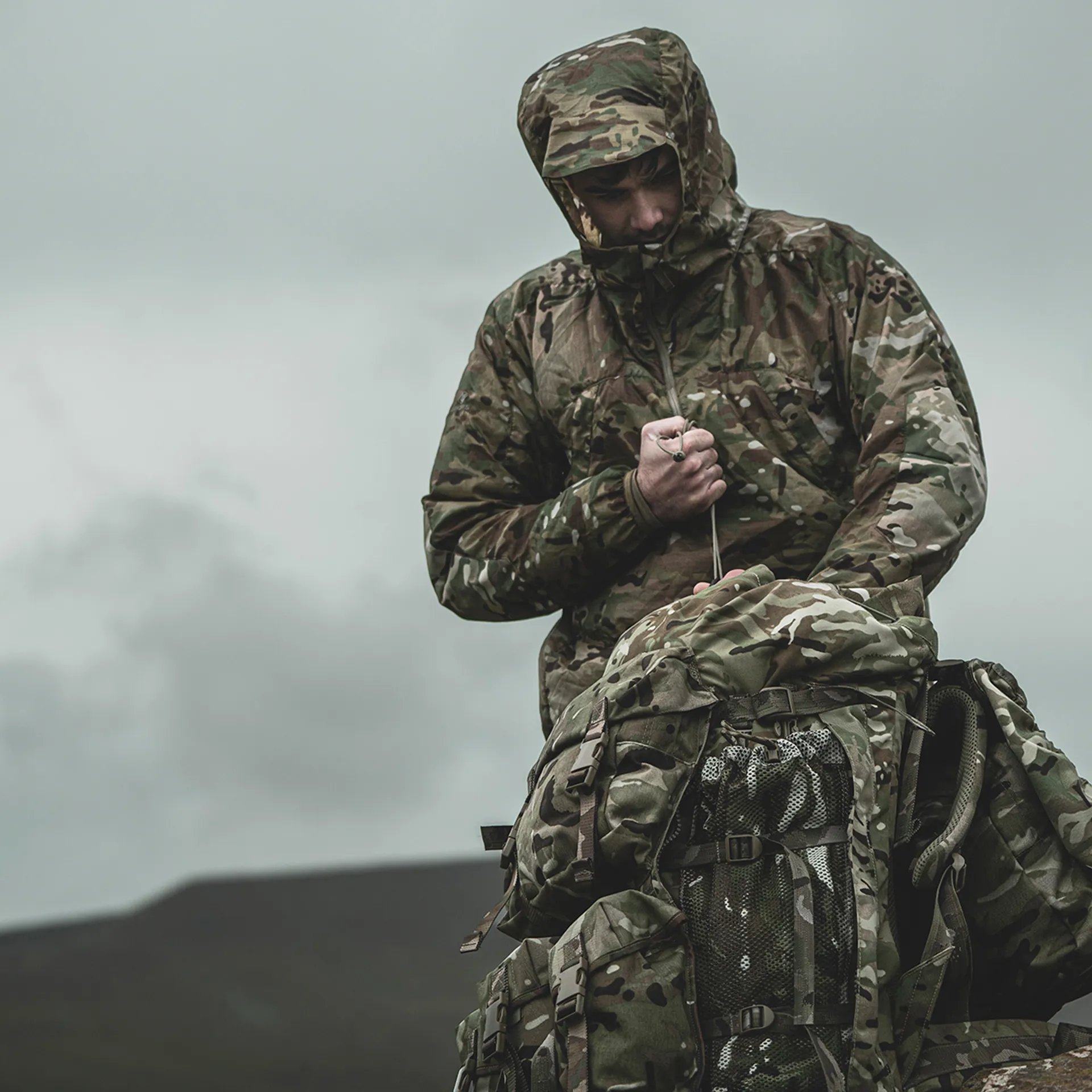 JayJays Zephyr Windbreaker - Windrunner Jacket In Multicam