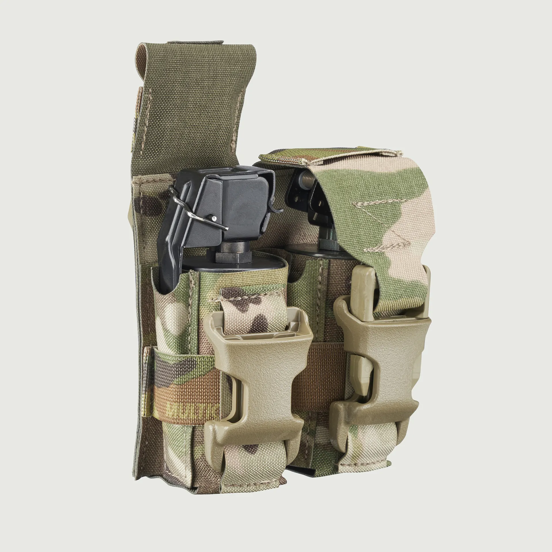 JayJays LFR Molle Double Flash Bang Pouch In Multicam