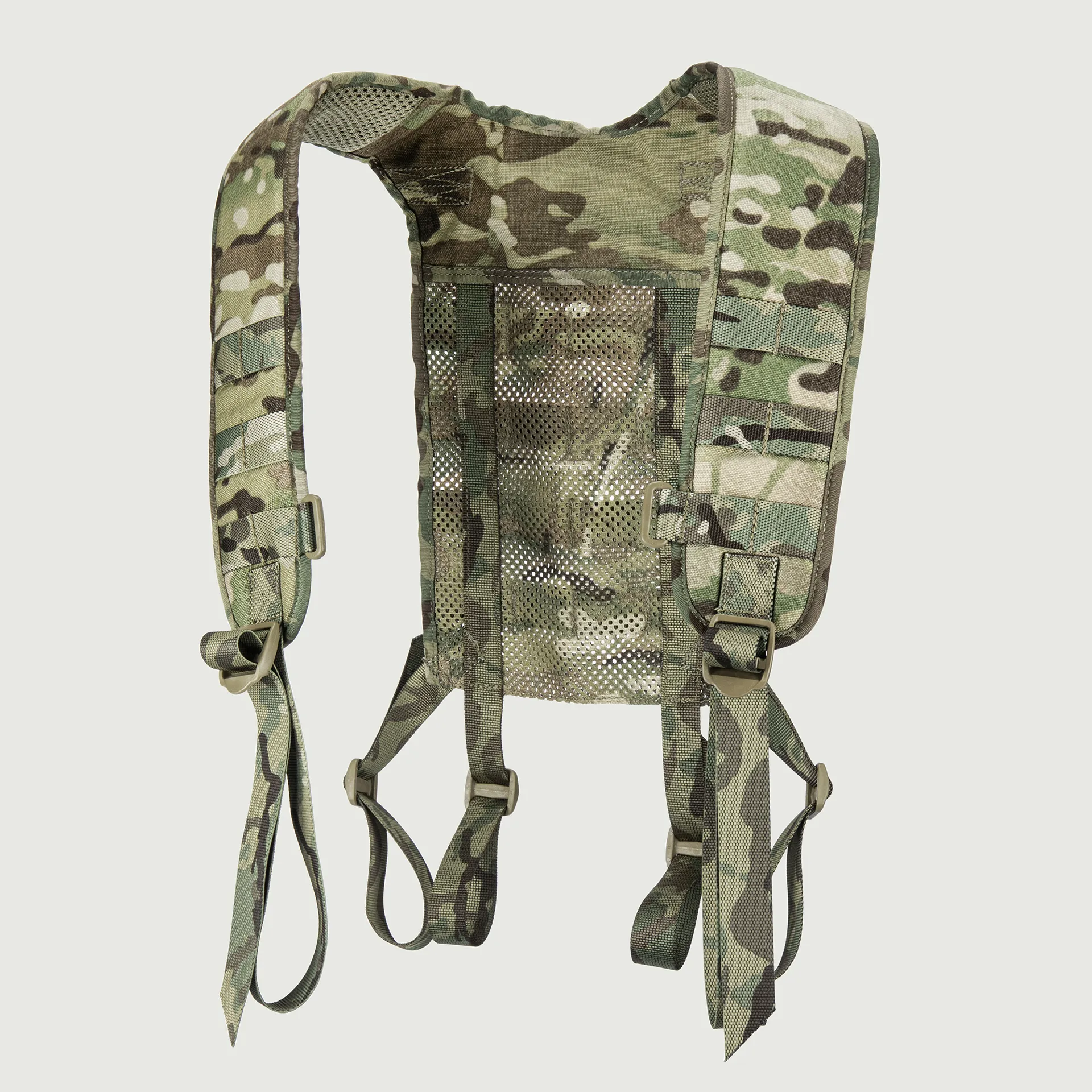 JayJays Molle Yoke - Molle Harness In MTC For Webbing Sets
