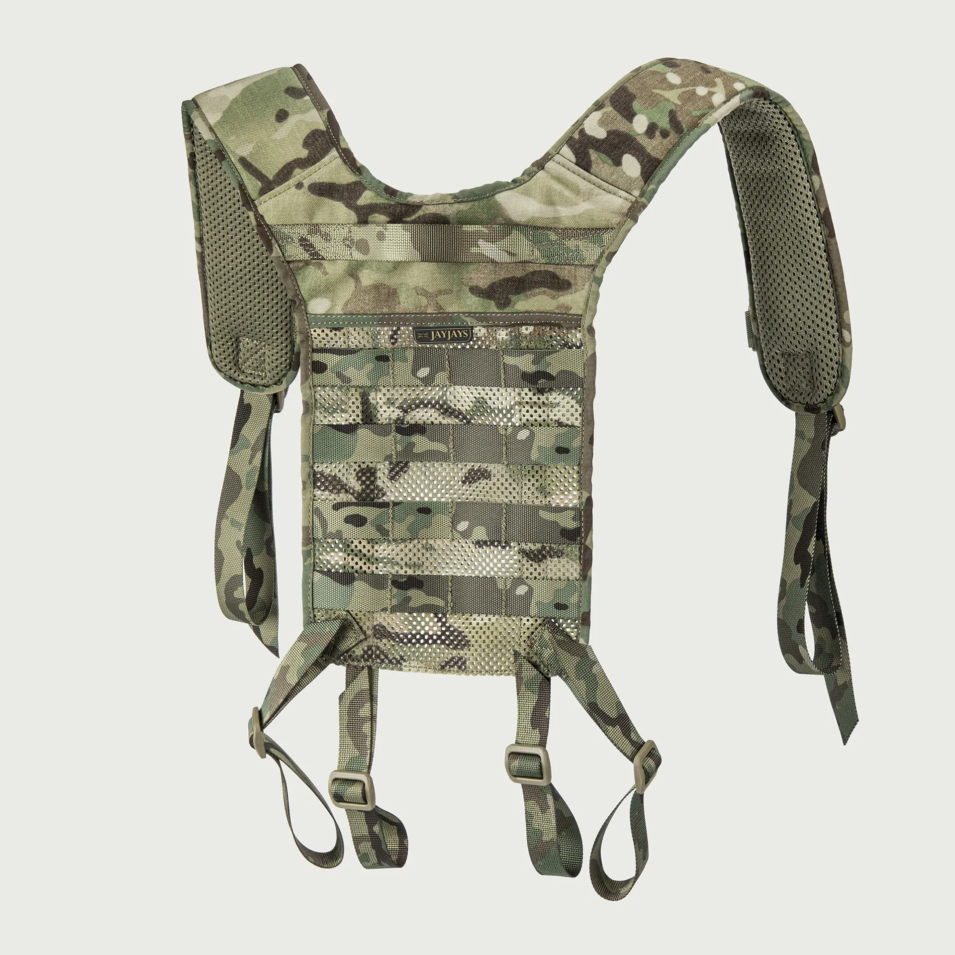 JayJays Molle Yoke - Molle Harness In MTC For Webbing Sets