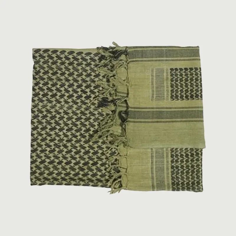 Shemagh In Green And Black